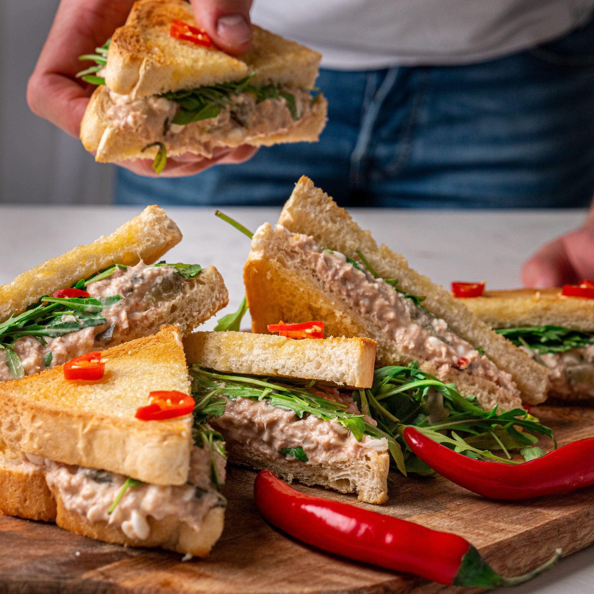 Spicy tuna toast - 12kk | Reseptit ja Helpot Ruokaohjeet